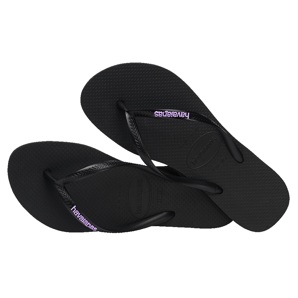 Slim Logo Pop Flip Flops | Havaianas New Zealand Official Shop
