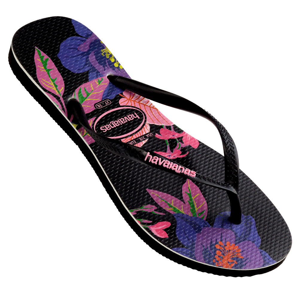 Slim Floral Colours Flip Flops – Havaianas New Zealand
