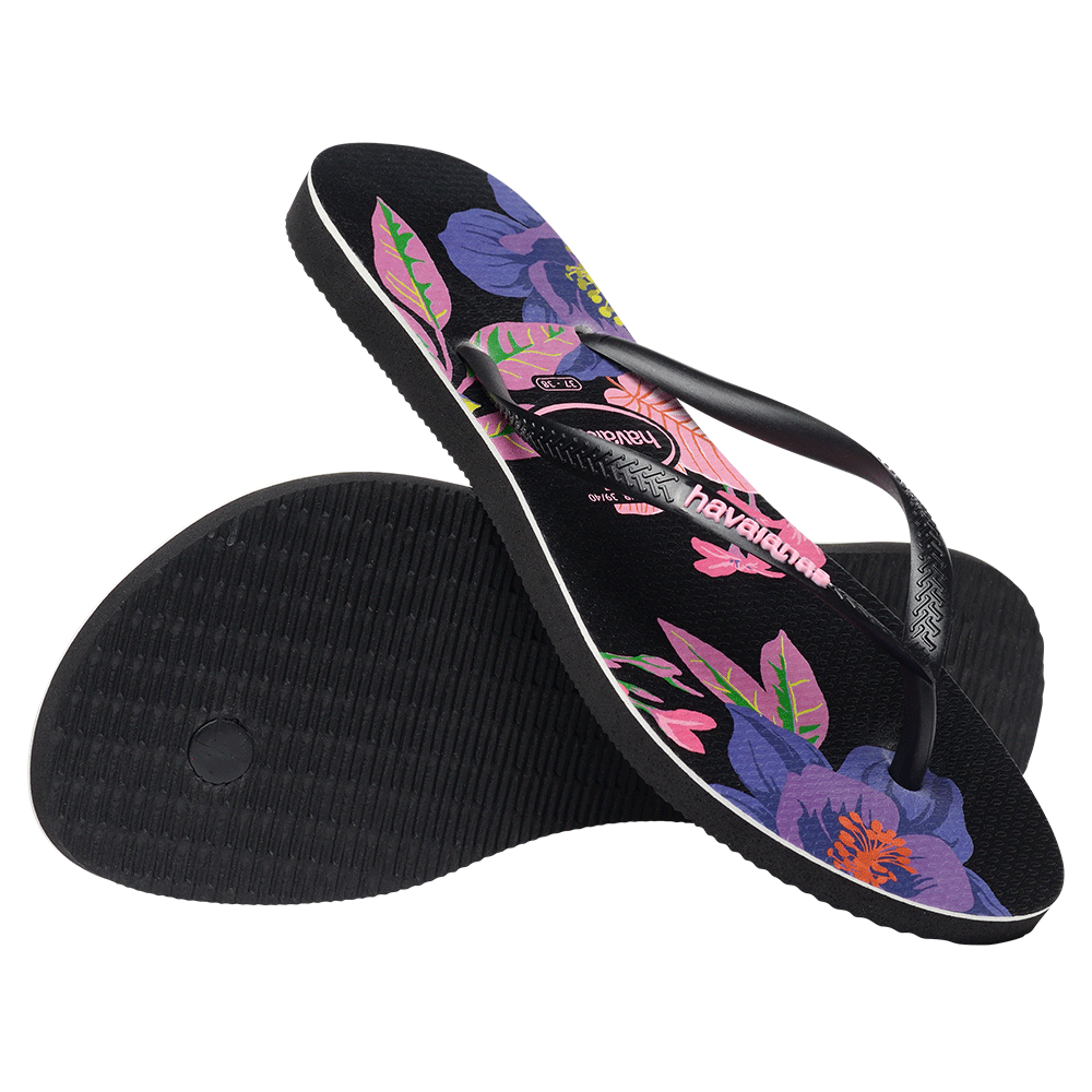 Slim Floral Colours Flip Flops – Havaianas New Zealand